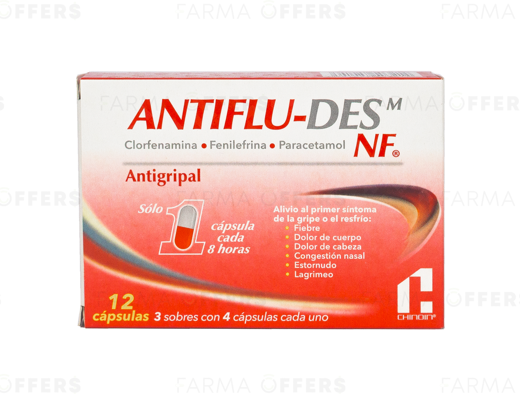 ANTIFLU-DES NF TABL x 12 | Farmaoffers